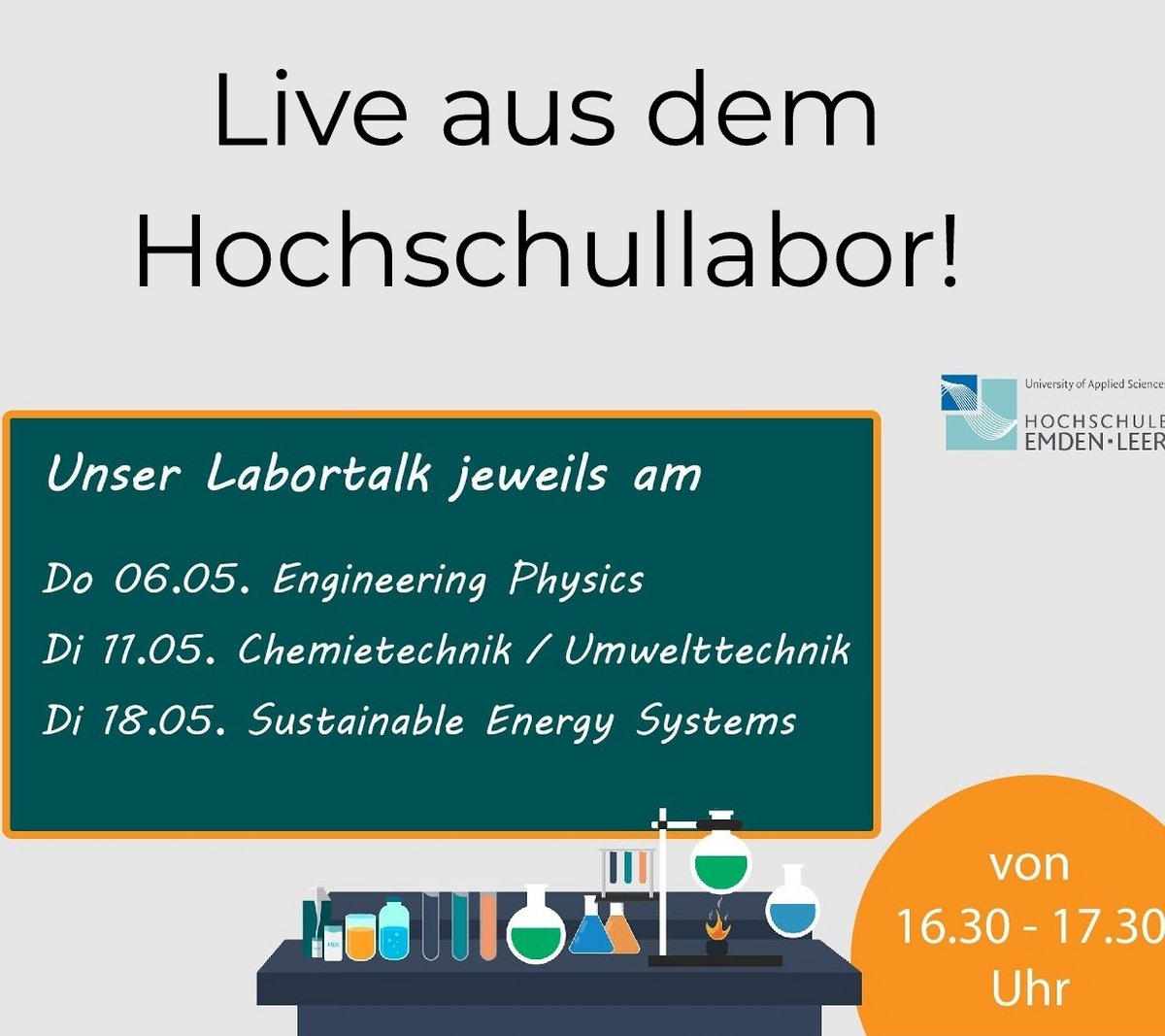 LiveTalk aus dem Labor | Hochschule Emden/Leer